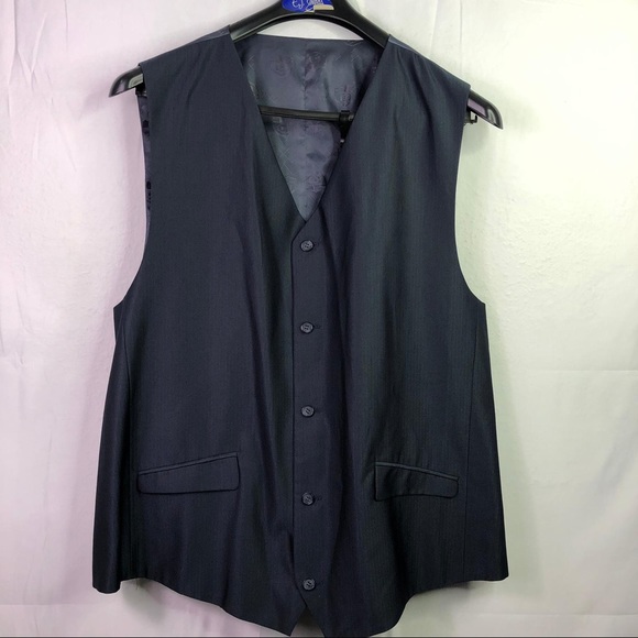 Suits & Blazers | Phat Farm Premium Mens Metal Blue 3 Piece Suit | Poshmark